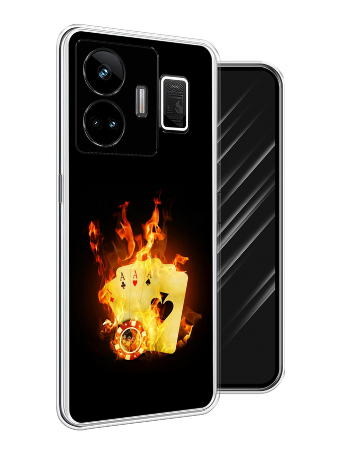 Чехол Awog на Realme GT Neo 5 5G/GT 3 "Горящие карты"