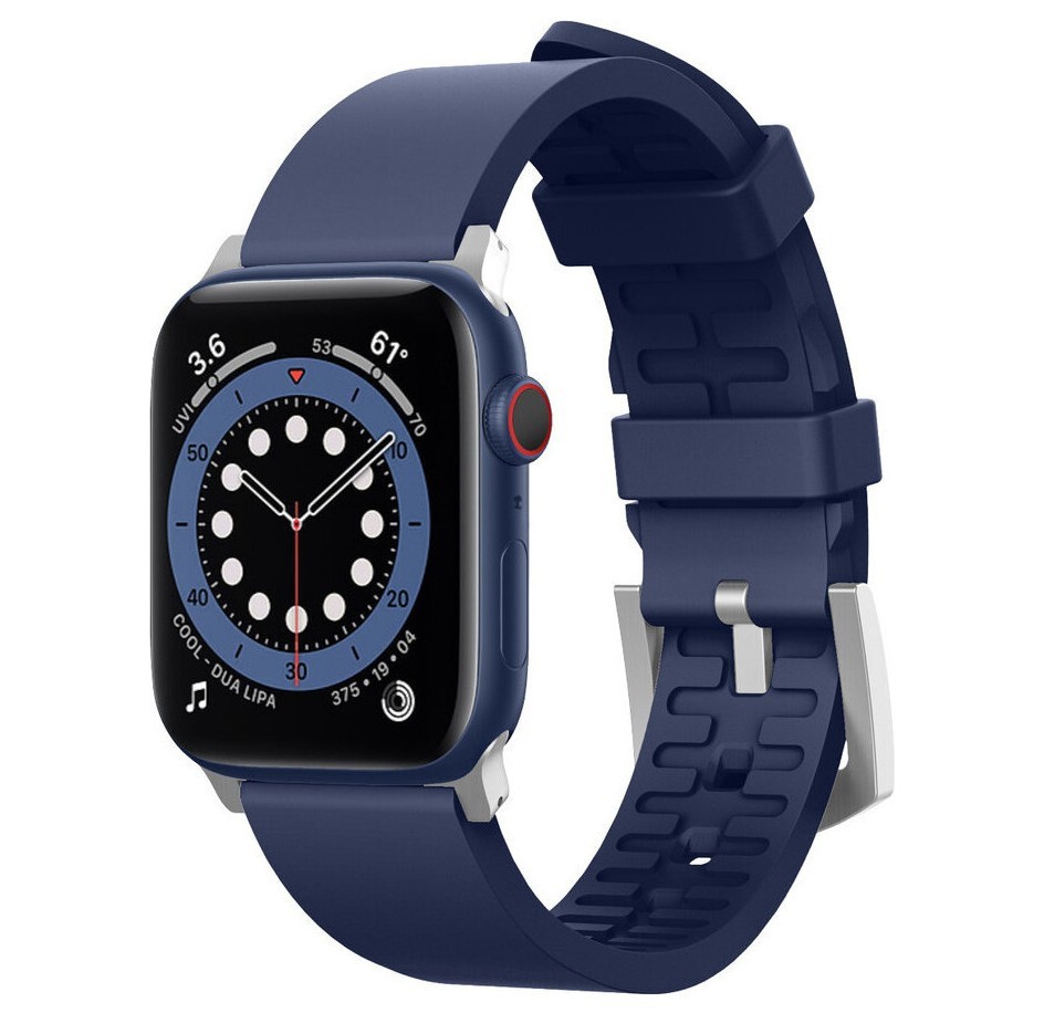 Ремешок Elago Premium Rubber strap для Apple Watch 38/40 мм, синий (EAW-BAND-40JIN)