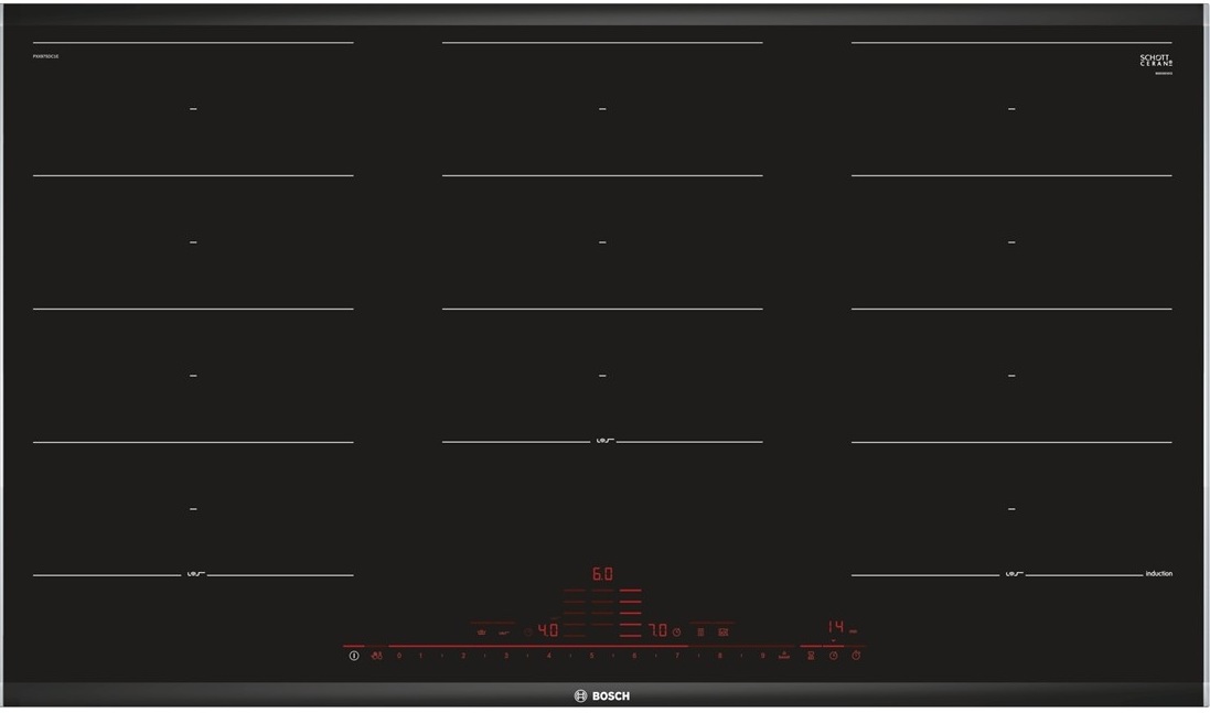 Встраиваемая варочная панель индукционная Bosch PXX975DC1E черный