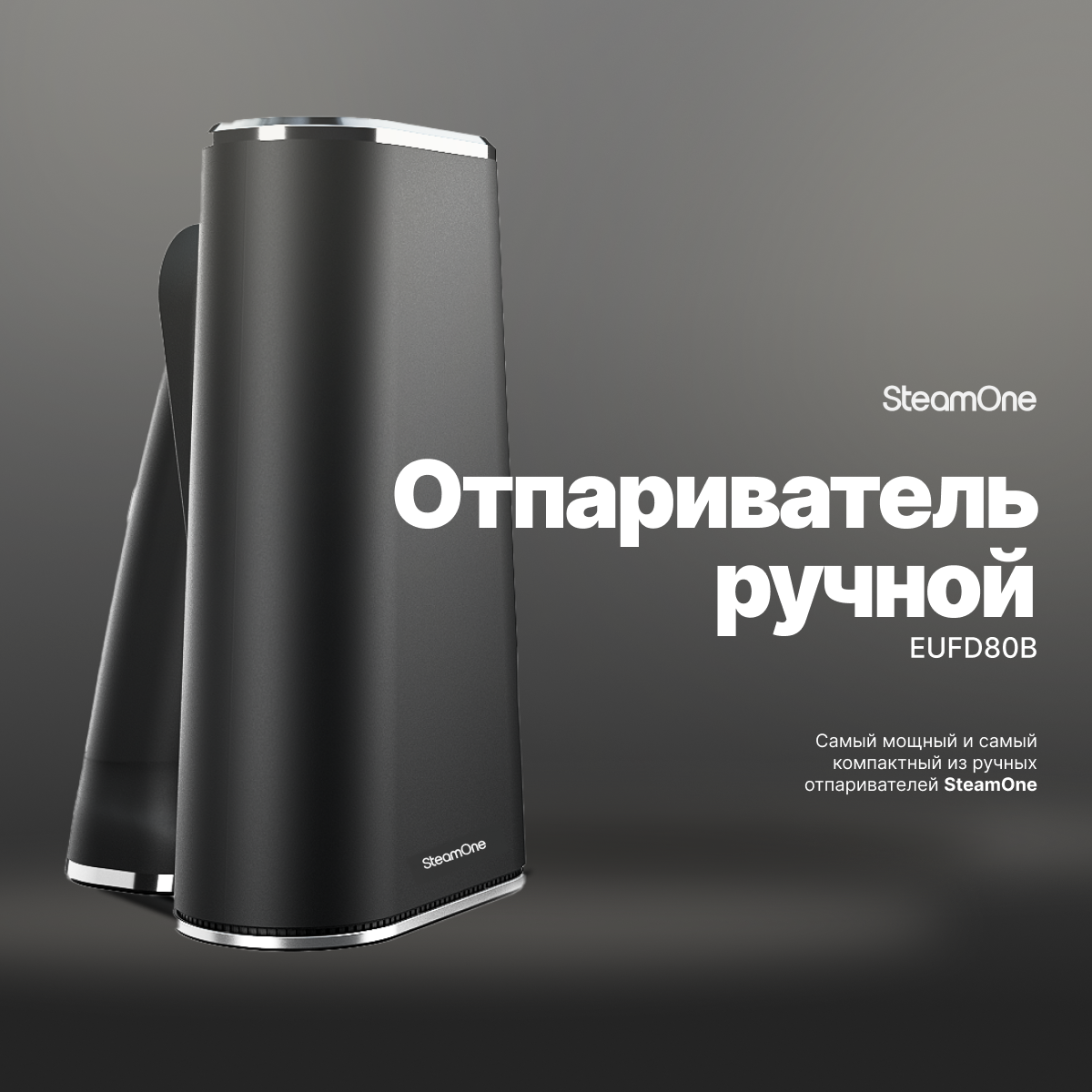 Ручной отпариватель SteamOne EUFD80B 0.15 л черный