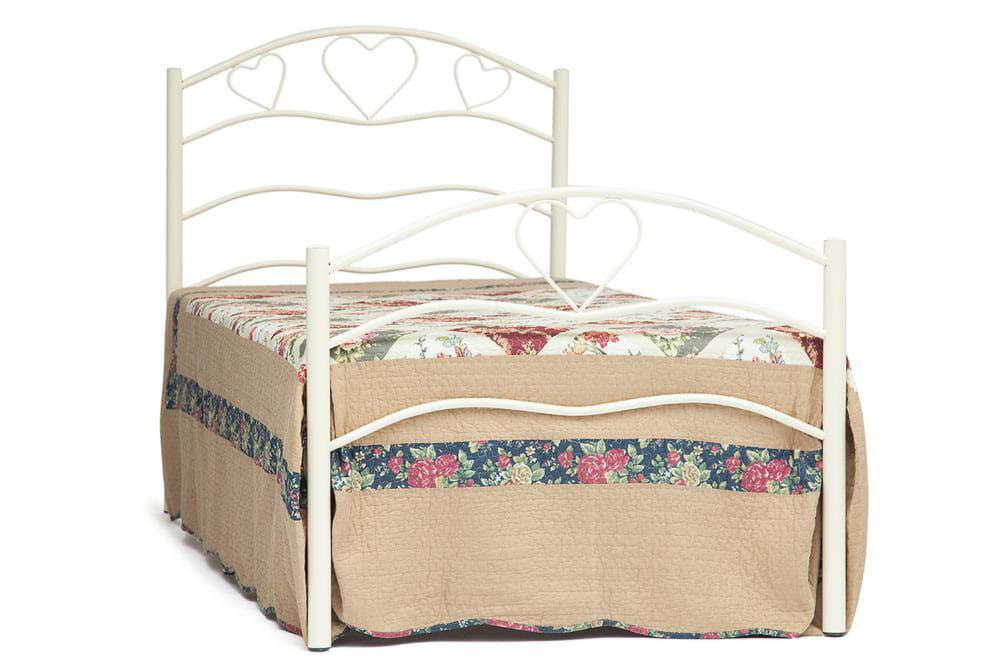 Кровать TetChair Roxie Single bed 90х200 см, white