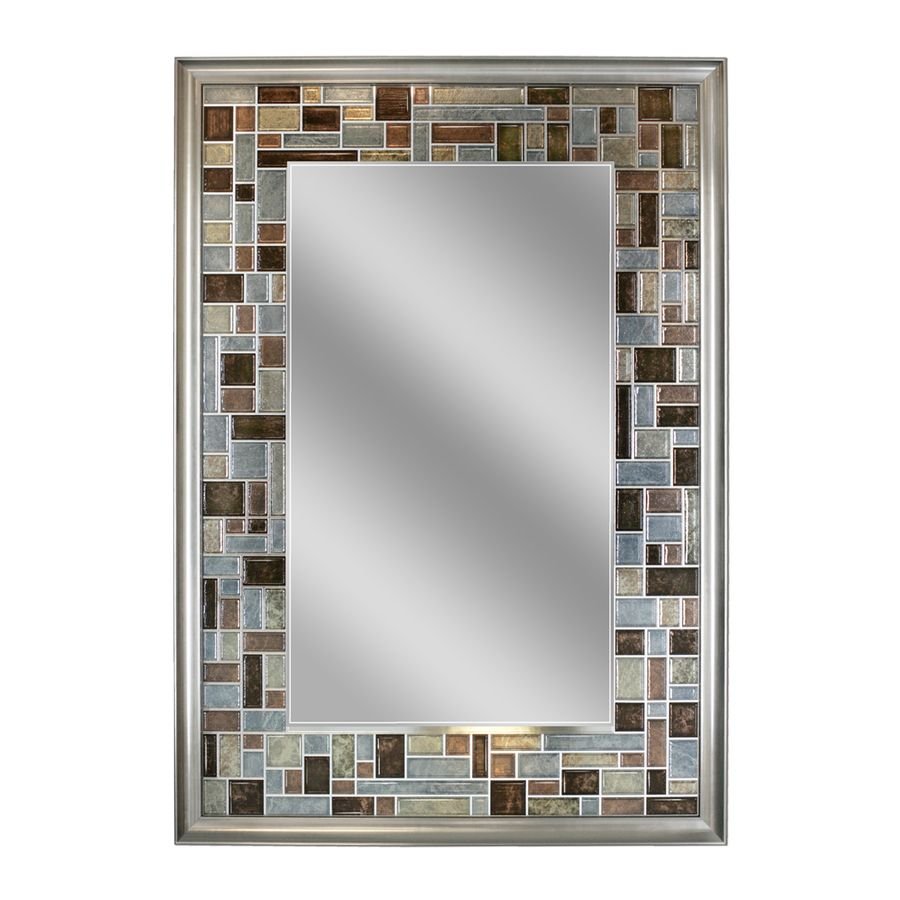 Зеркало настенное Мозаика 24 х 24 х 1 см в ассортименте (дизайн по наличию)