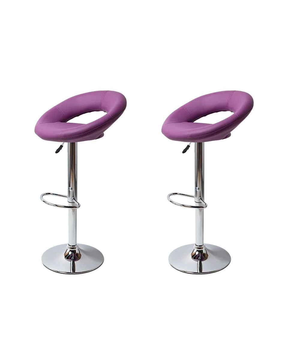 Комплект из двух барных стульев,ЦМ,BN 1009-1,пурпурный