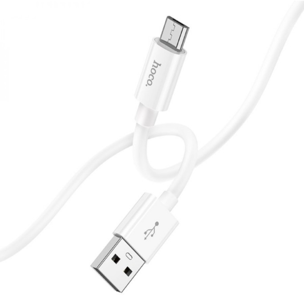 Кабель micro usb - usb Hoco X87m 1 м белый