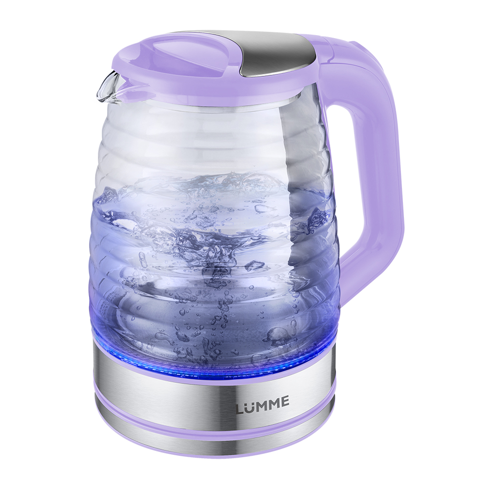 Чайник электрический LUMME LU-158 2.2 л фиолетовый, черный