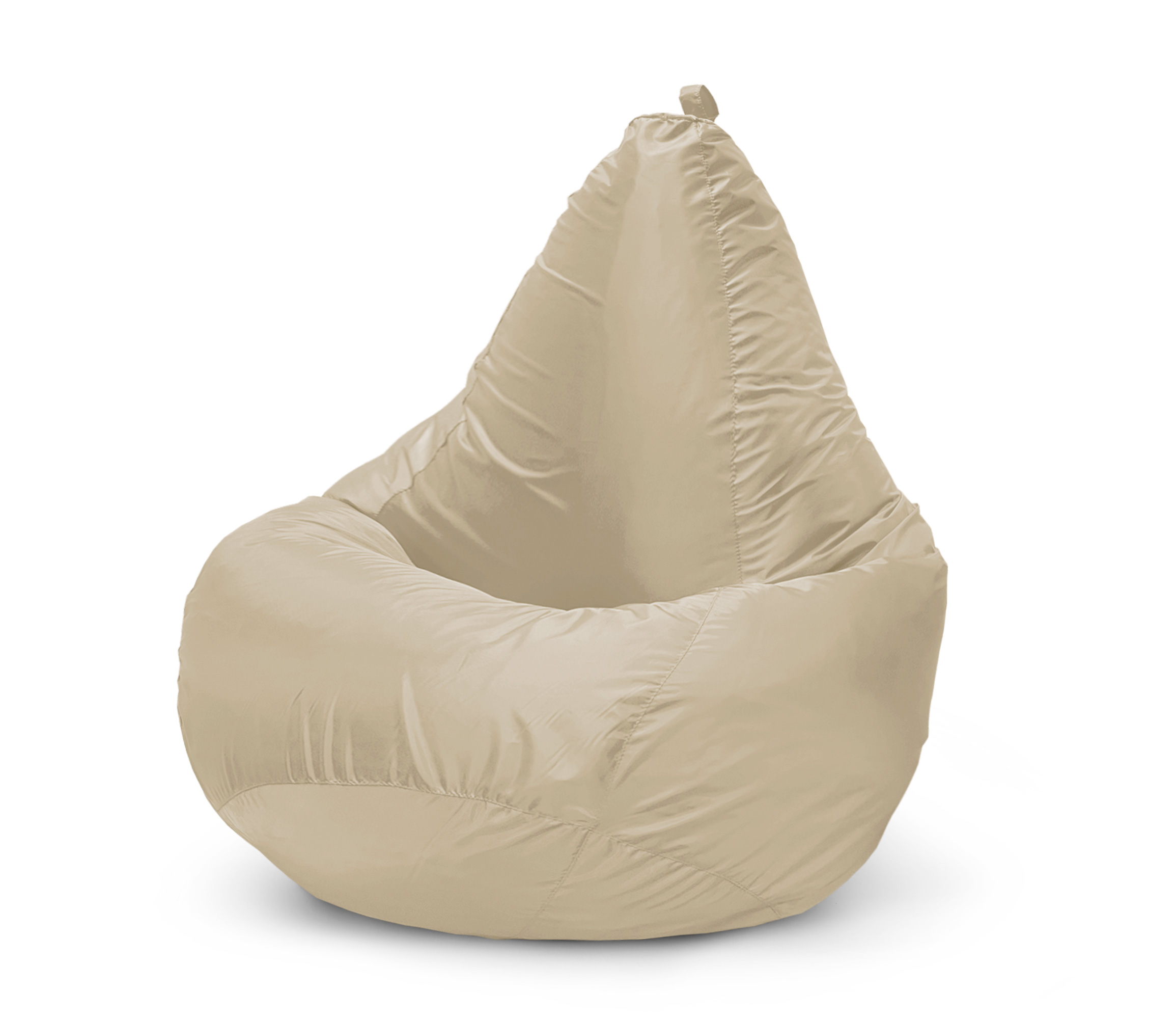 Кресло-мешок ONPUFF пуфик груша, размер XL, бежевый оксфорд
