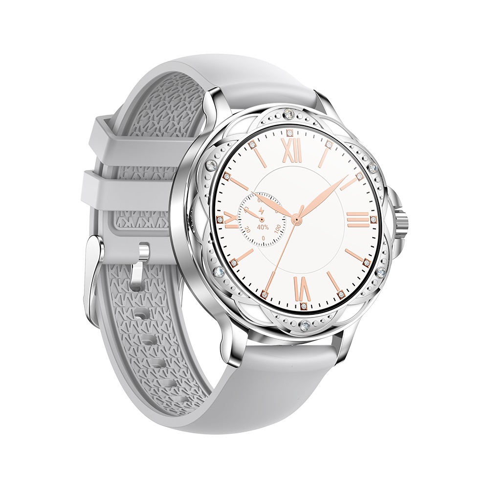 Смарт-часы женские Kingwear CF-Diamond серебристый