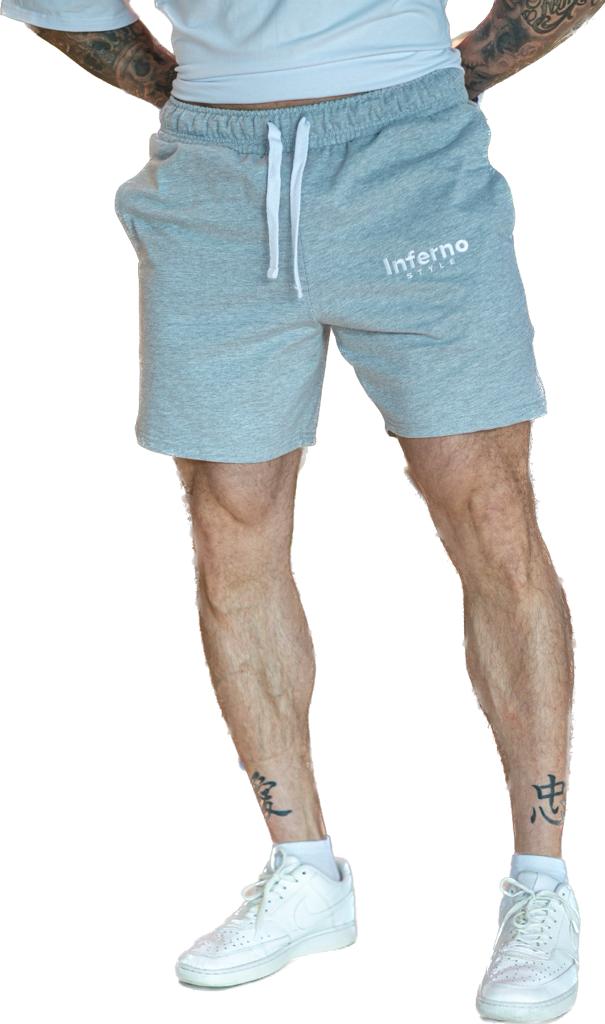 Спортивные шорты мужские INFERNO style Ш-007-001 серые 3XL