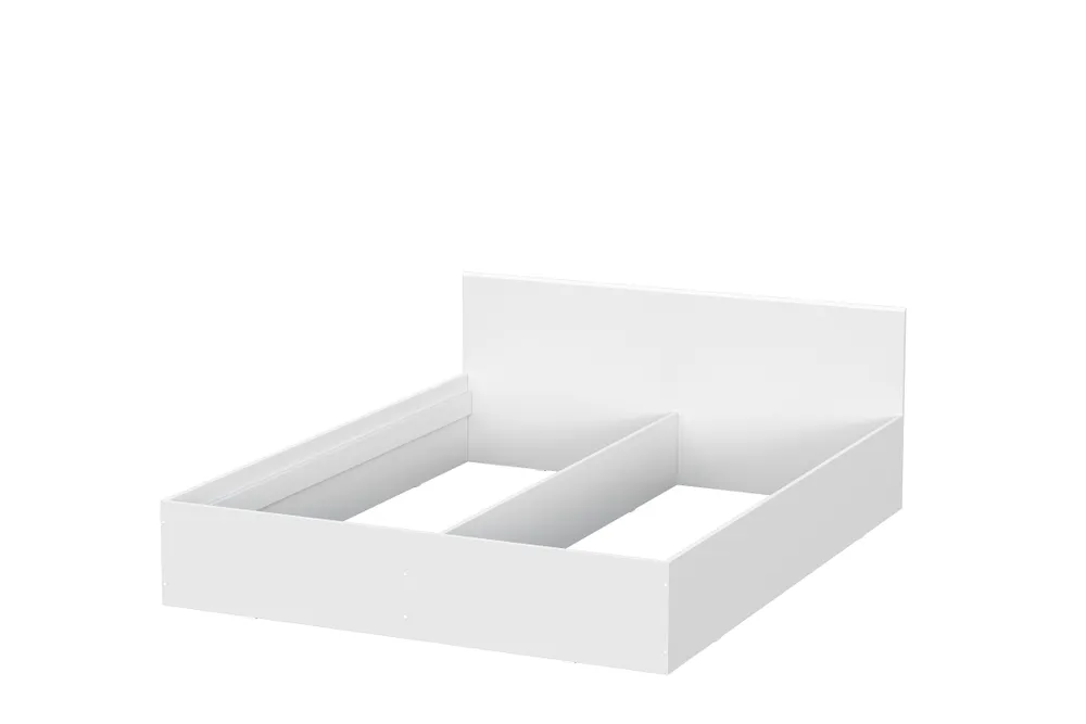 Кровать двухспальная SV-мебель "Токио" Белый текстурный