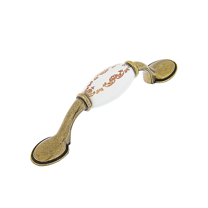 Ручка скоба Ceramics 012, 76 мм, керамическая, цвет бронза