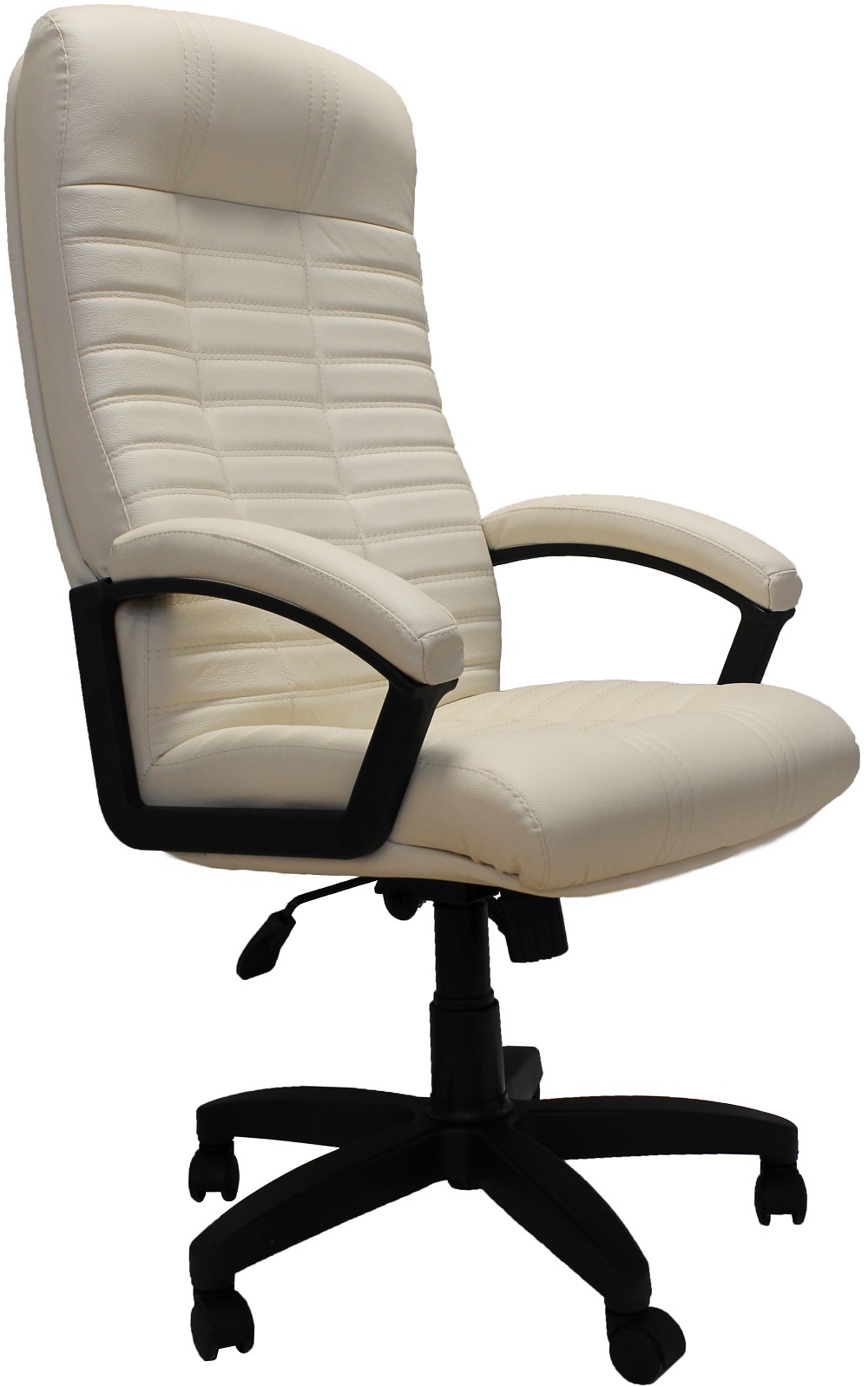 Компьютерное кресло Евростиль Атлант XL кожа бежевая