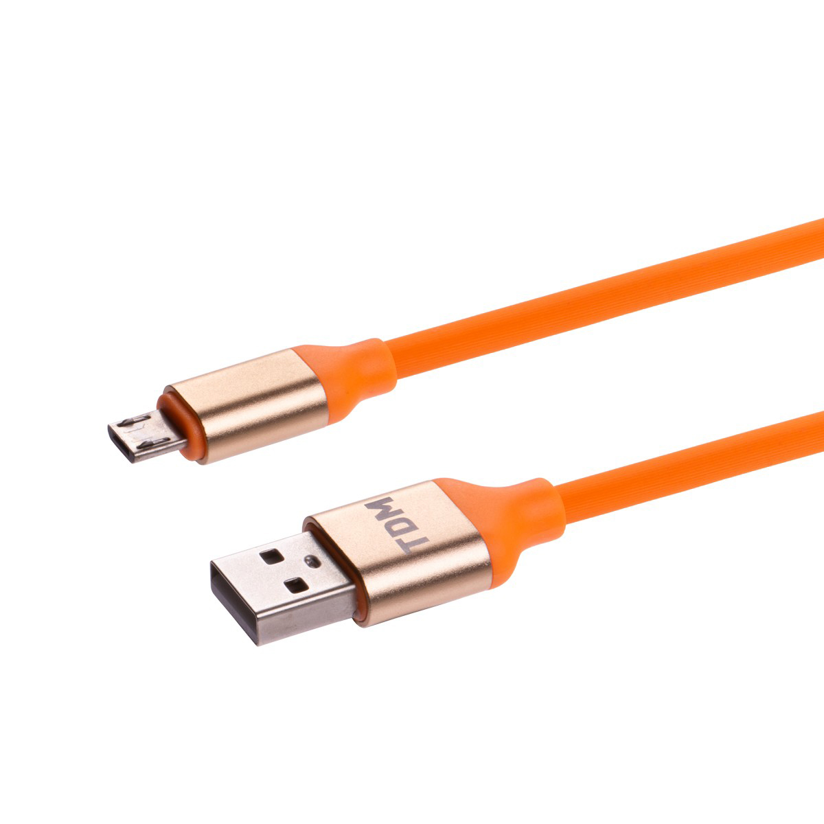 Кабель micro usb - usb Tdm Electric 1 м оранжевый