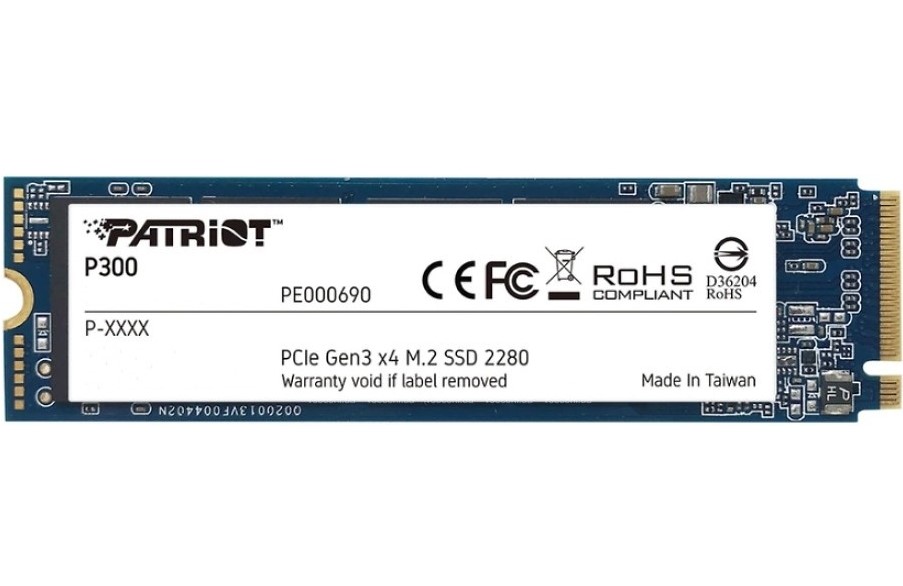 SSD накопитель Patriot Memory P300 M.2 2280 2 ТБ (P300P2TBM28)