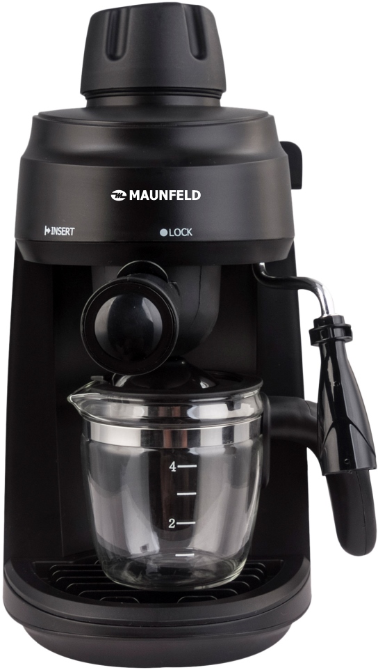 Кофеварка рожкового типа Maunfeld MF-733BK Black