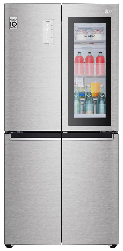 Холодильник LG GC-Q 22 FTAKL серебристый