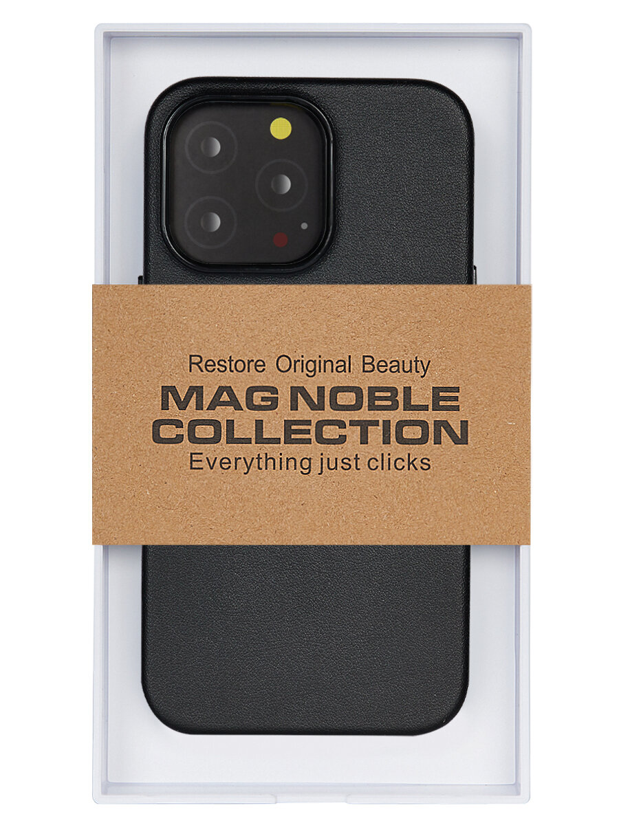Чехол с MagSafe для iPhone 14 Pro Mag Noble Collection - Чёрный