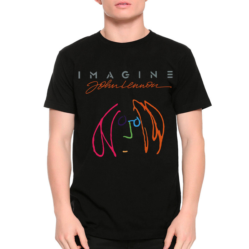 Футболка мужская DS Apparel John Lennon - Imagine 987425-2 черная 3XL