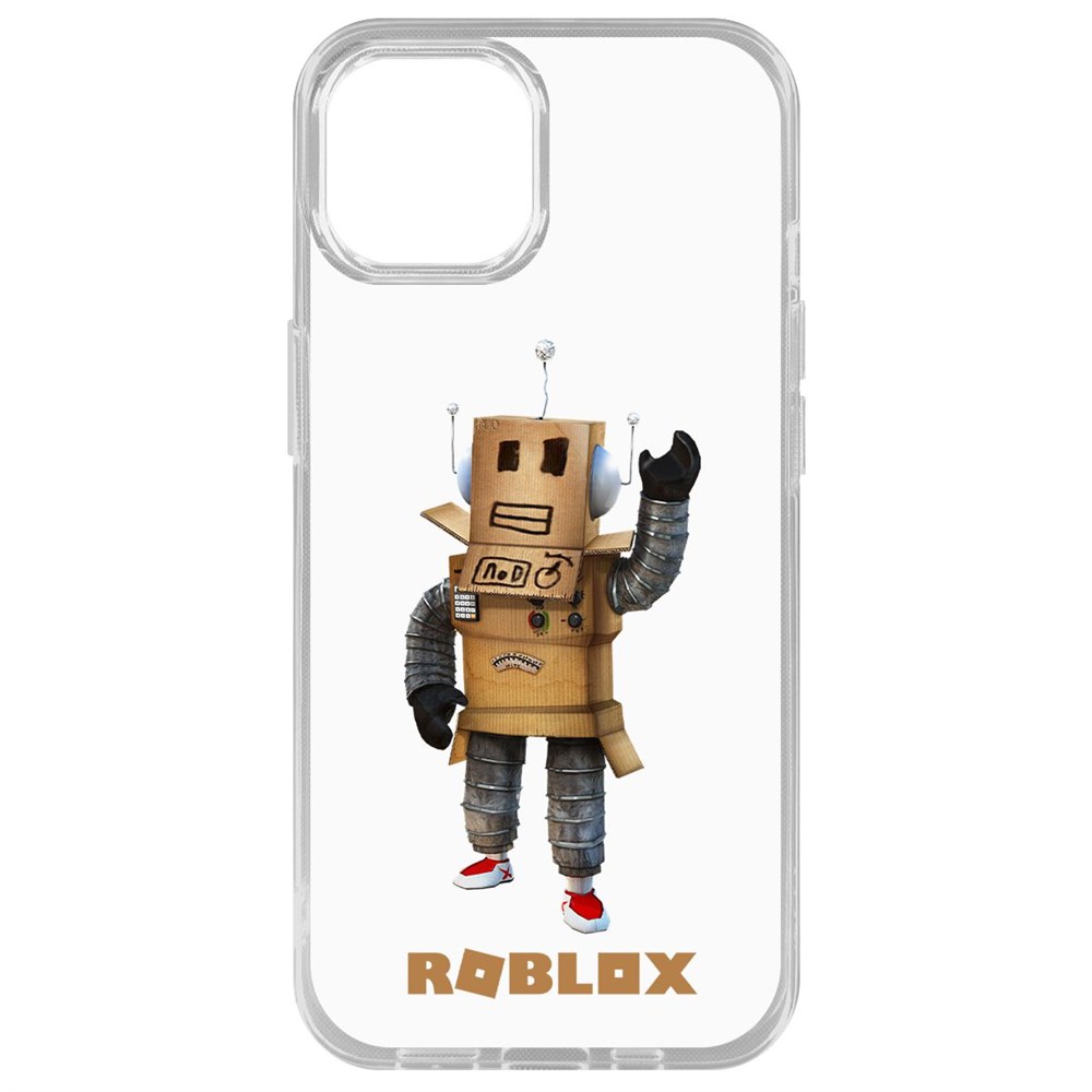 Чехол-накладка Krutoff Clear Case Roblox-Мистер Робот для iPhone 14 Plus