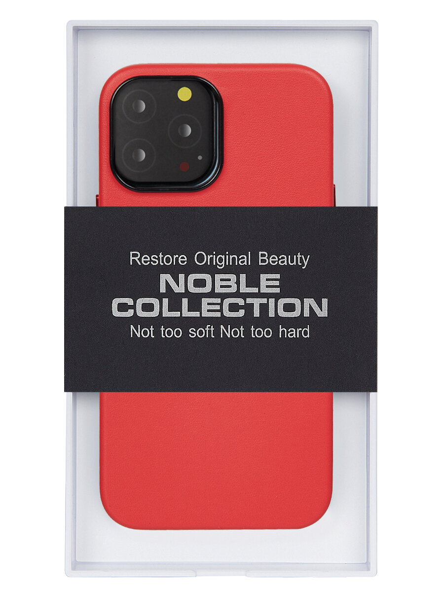 Чехол для iPhone 14 Plus Noble Collection - Красный