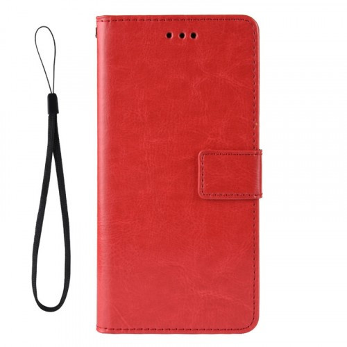 Чехол (книжка) Wallet Glossy с визитницей для iPhone 12 / 12 Pro (Красный)