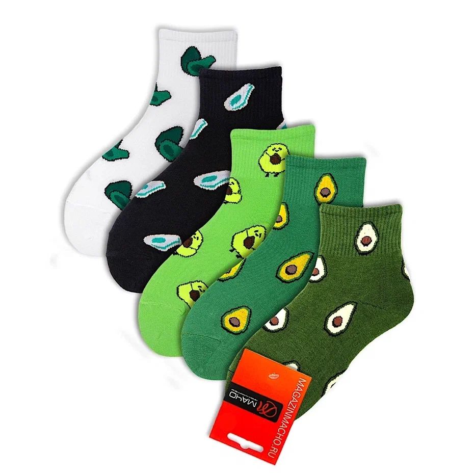 Комплект носков женских Мачо фрукты16 разноцветных 36-38