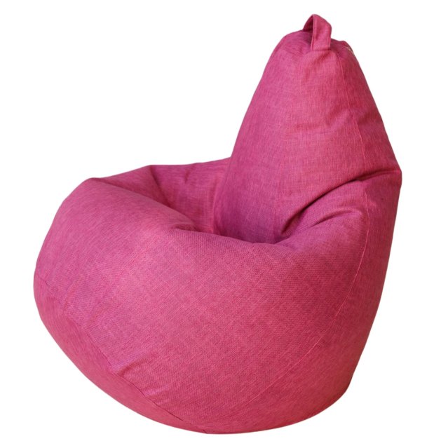 Кресло Мешок Груша Розовая Рогожка 2XL, Классический