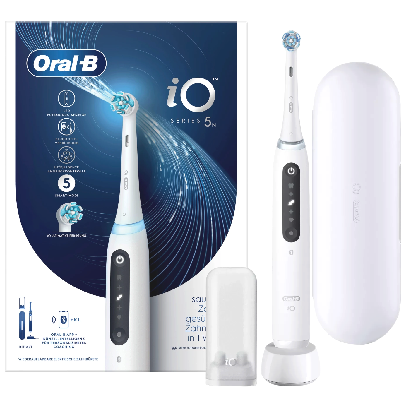 Электрическая зубная щетка Oral-B iO Series 5N Quite White белый