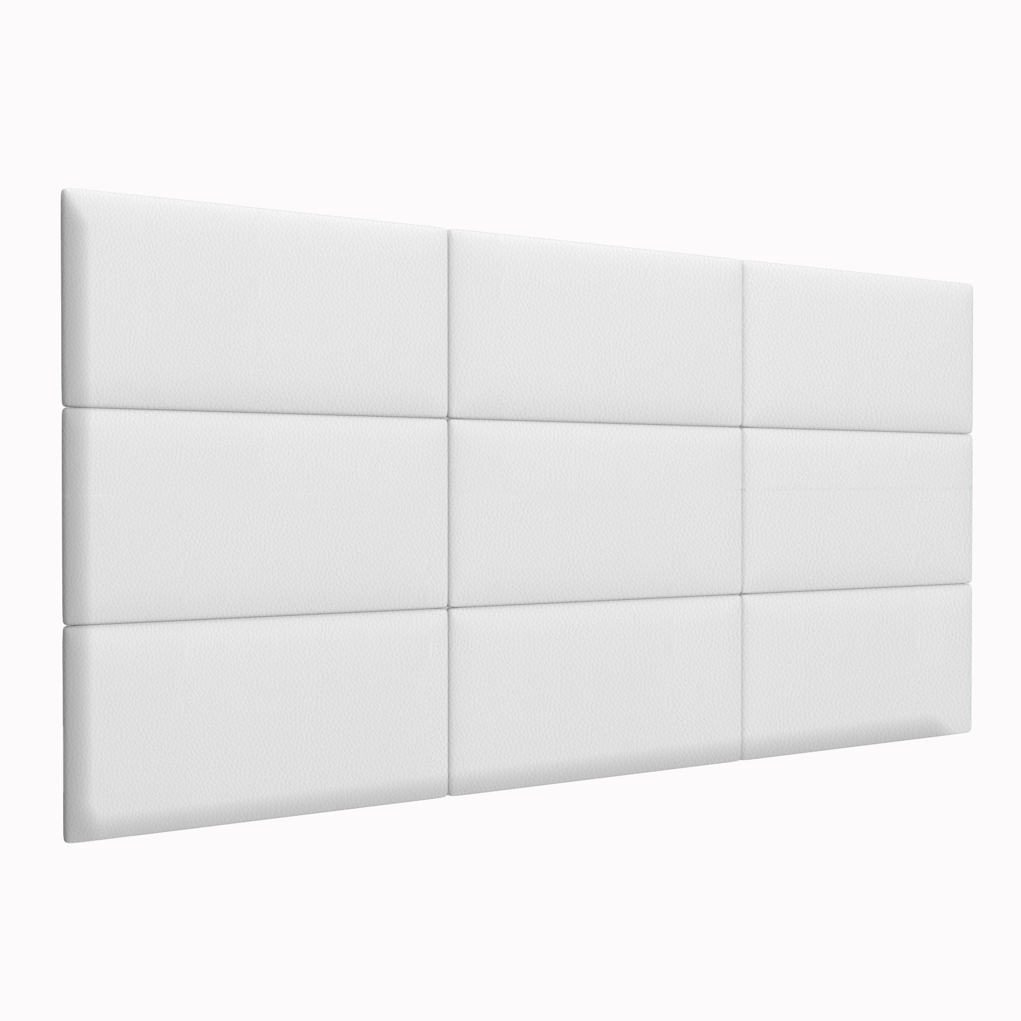Прикроватная панель Eco Leather White 30х60 см 4 шт.