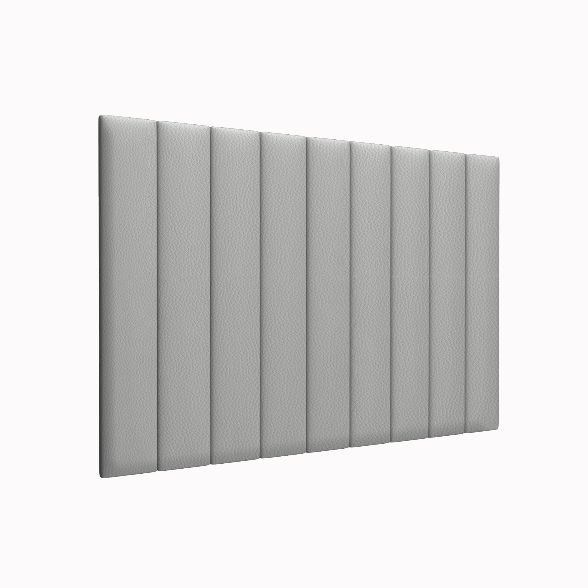 Прикроватная панель Eco Leather Grey 15х90 см 4 шт.