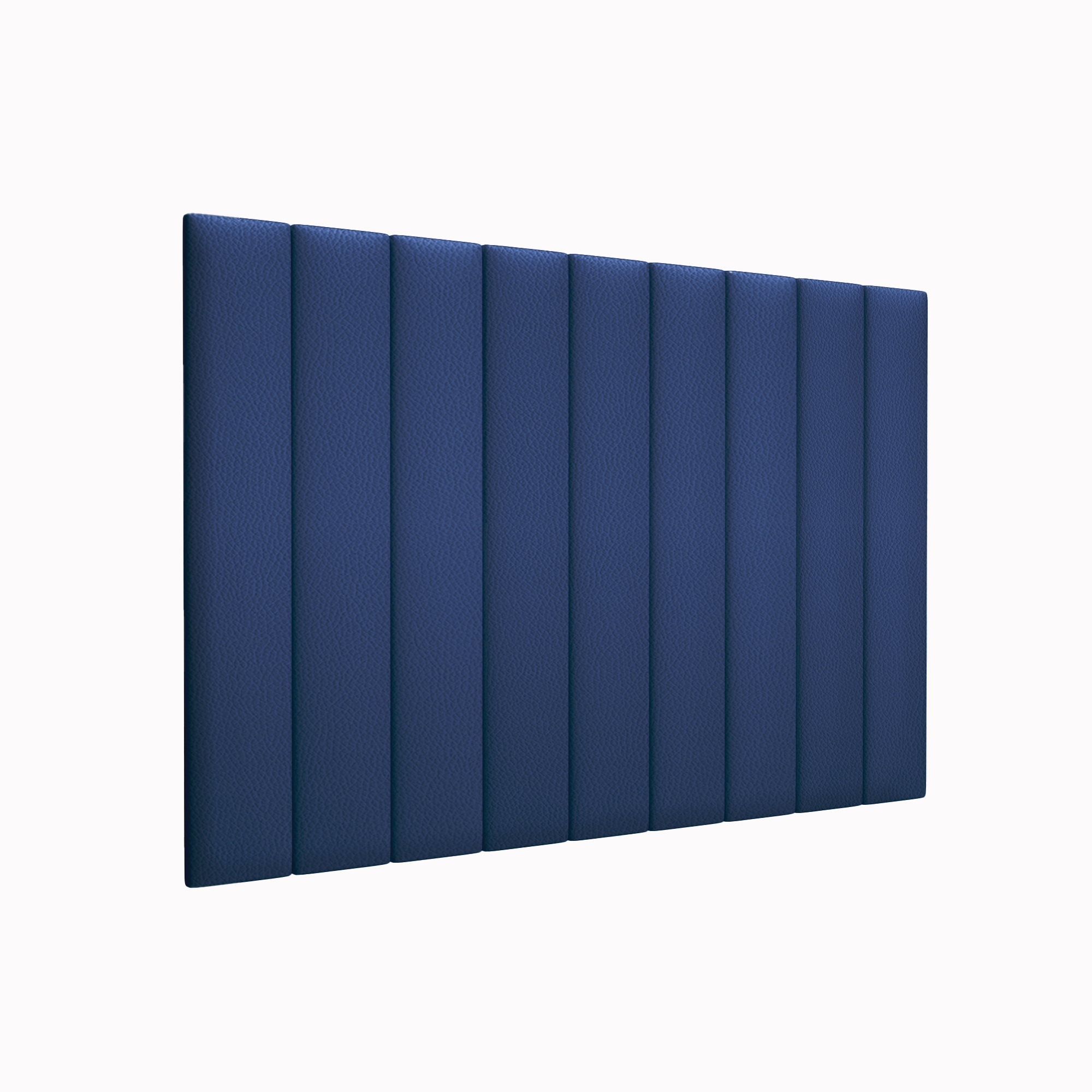 Прикроватная панель Eco Leather Blue 15х90 см 4 шт.