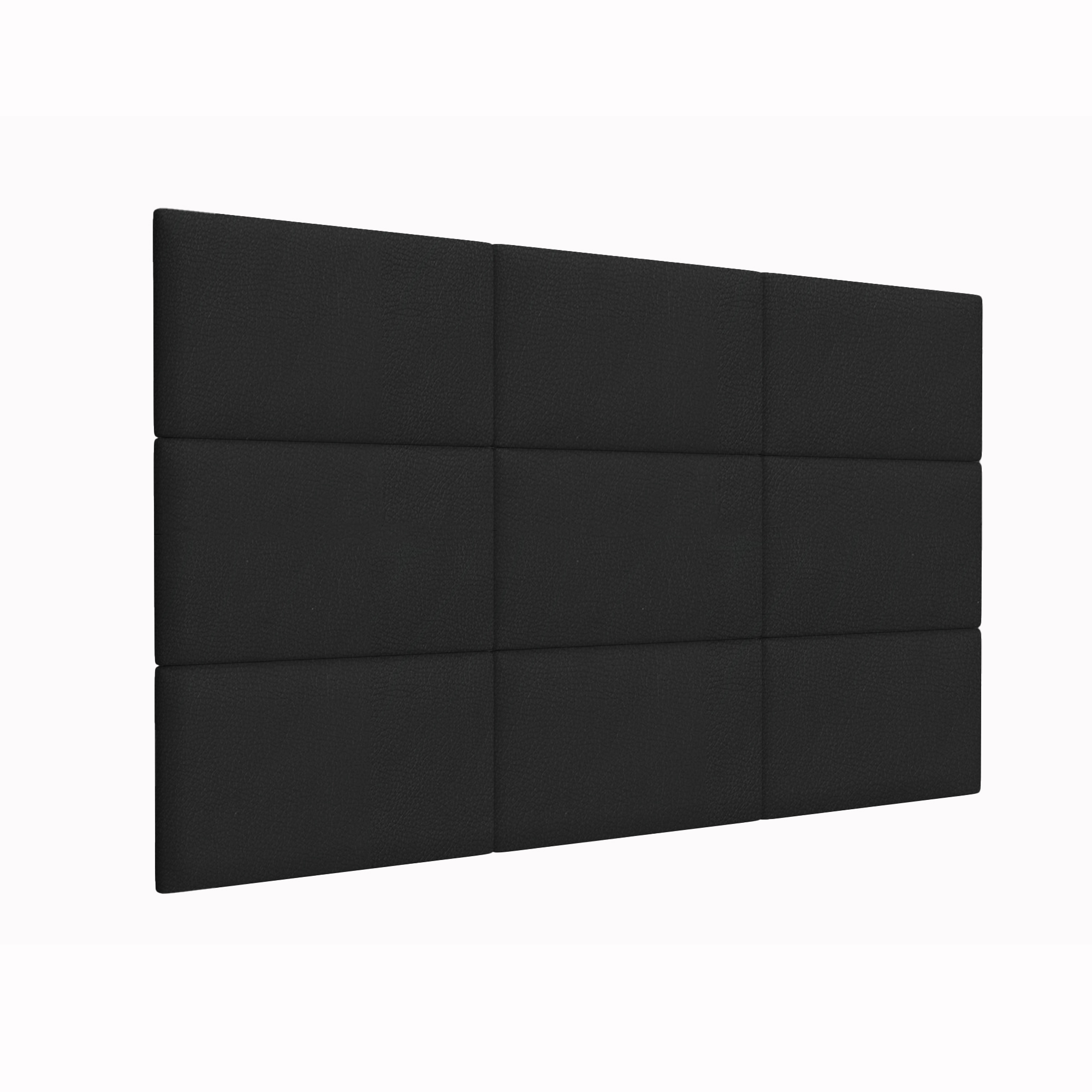 Прикроватная панель Eco Leather Black 30х50 см 4 шт.