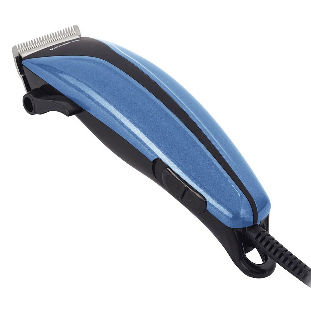 Машинка для стрижки волос POLARIS PHC 0705 синий, черный