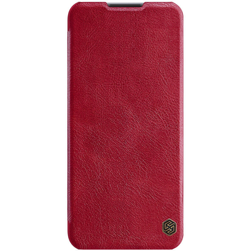 Кожаный чехол-книжка Nillkin Leather Qin для OnePlus N10 5G (красный)
