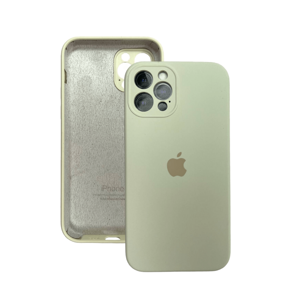 Чехол силиконовый для iPhone 12 Pro с защитой камеры