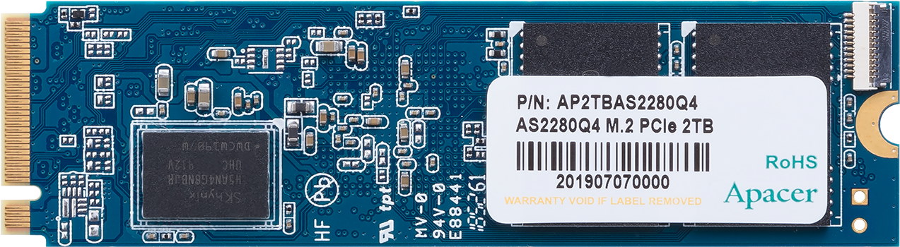 SSD накопитель Apacer AS2280Q4 M.2 2280 1 ТБ (AP1TBAS2280Q4-1)