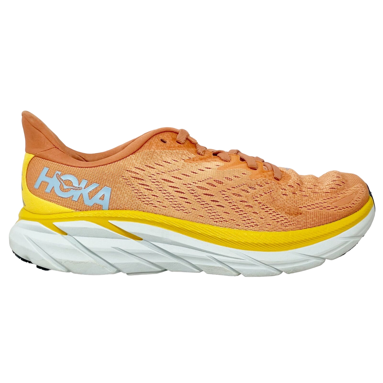 Спортивные кроссовки женские Hoka CLIFTON 8 оранжевые 7.5 US