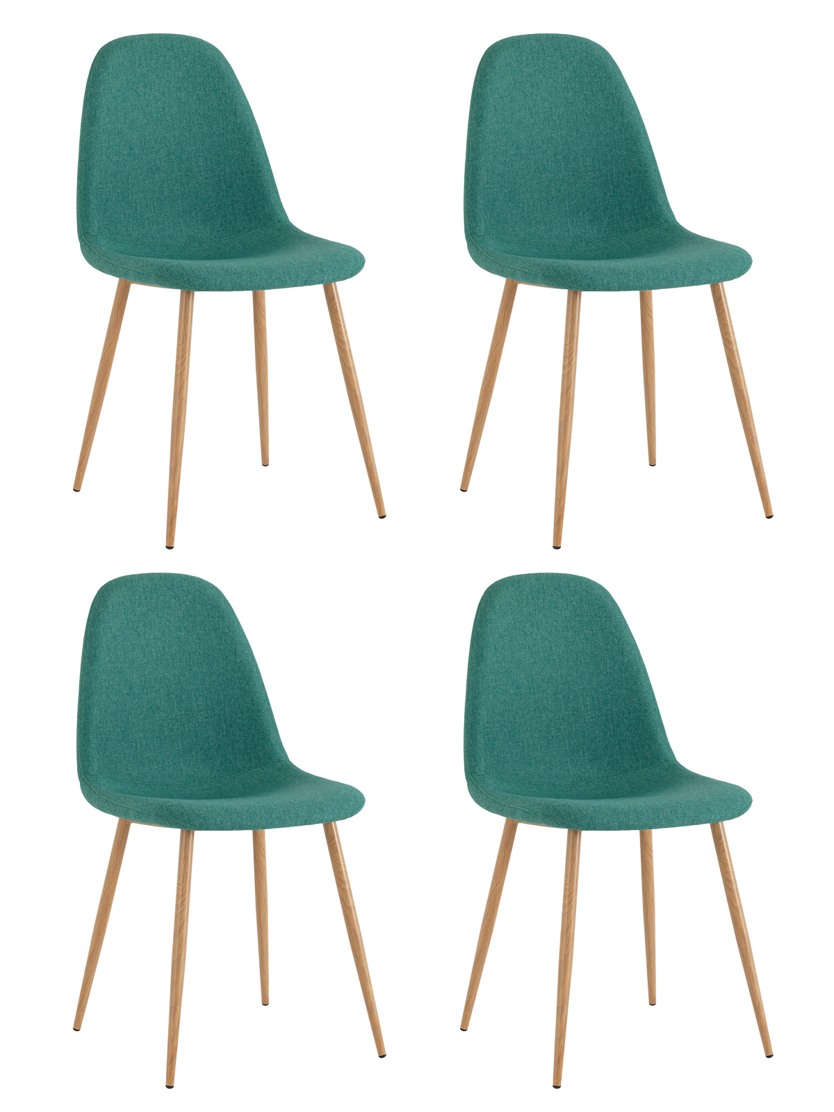 Стул Валенсия Stool Group SN, рогожка зеленый комплект 4 стула