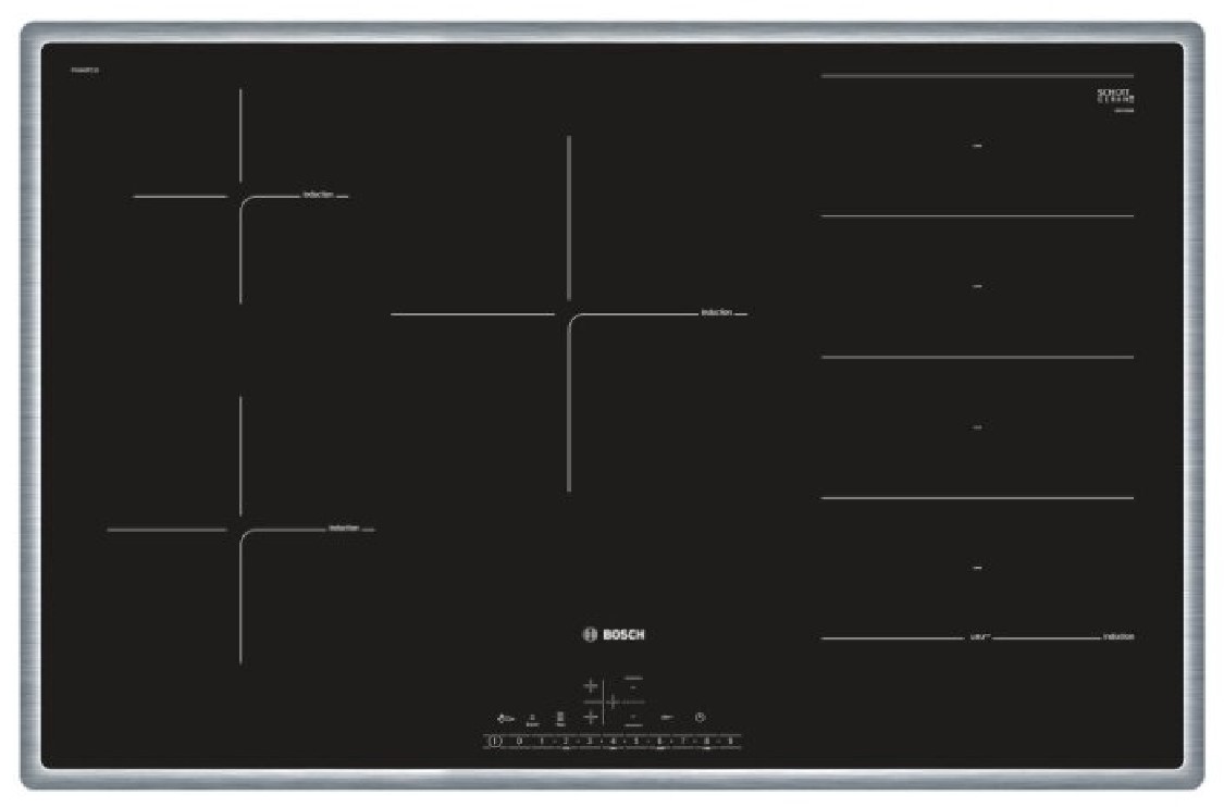 Встраиваемая варочная панель индукционная Bosch PXV845FC1E черный