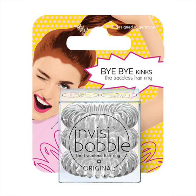 Резинка-браслет для волос Invisibobble Original Crystal Clear с подвесом