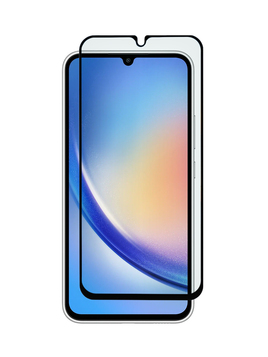 Защитное стекло для Samsung Galaxy A34 5G полноэкранное, с рамкой