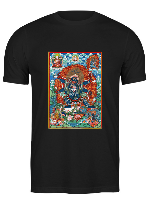 Футболка мужская Printio Тибетская vajrabhairava черная 3XL