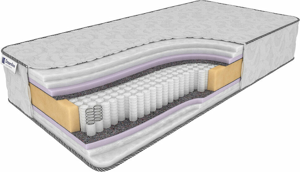 Матрас Dreamline Superior medium/Hard 1000 пружинный 90х190 см
