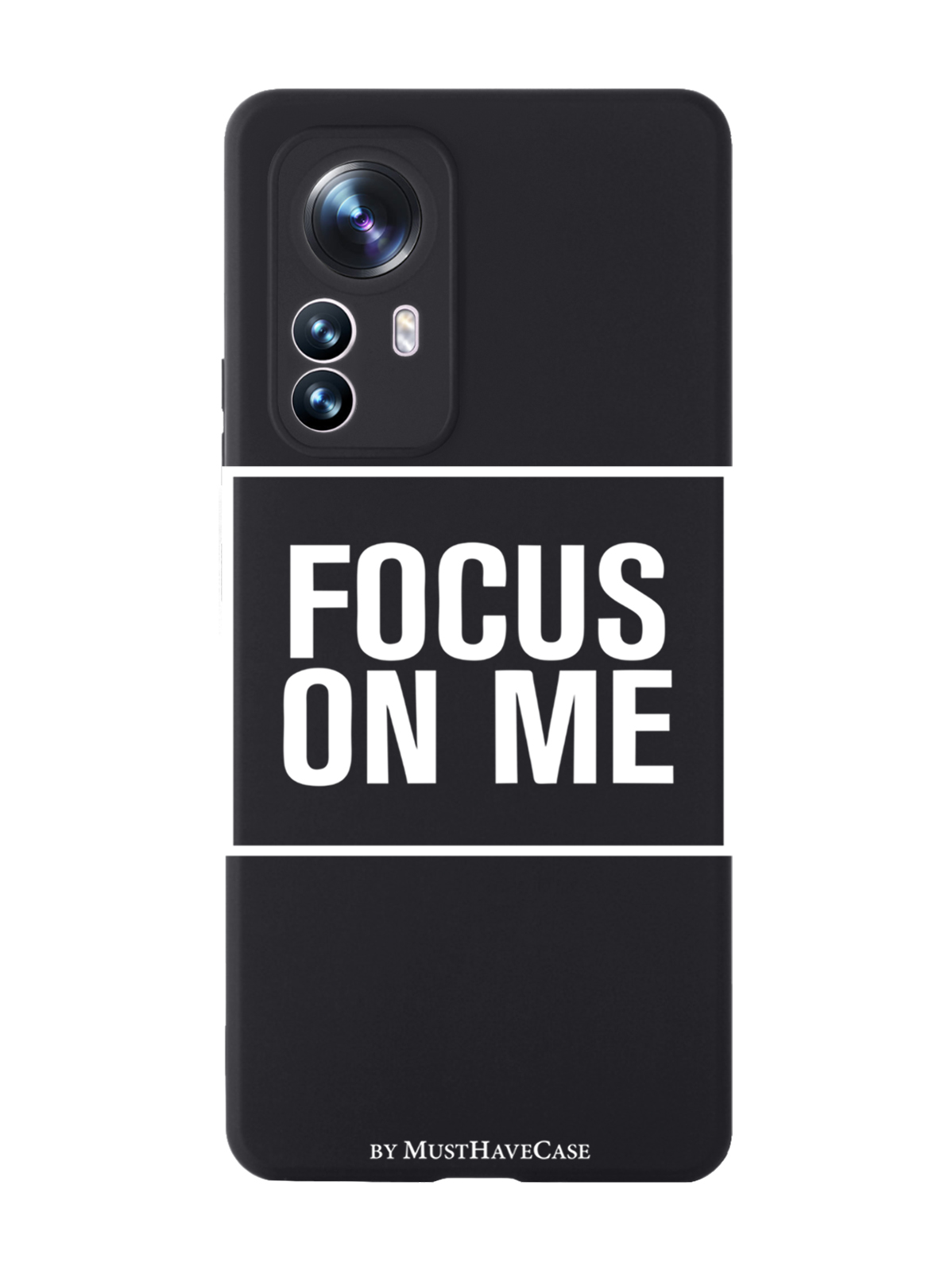 Чехол MustHaveCase для Xiaomi 12X Focus on me черный