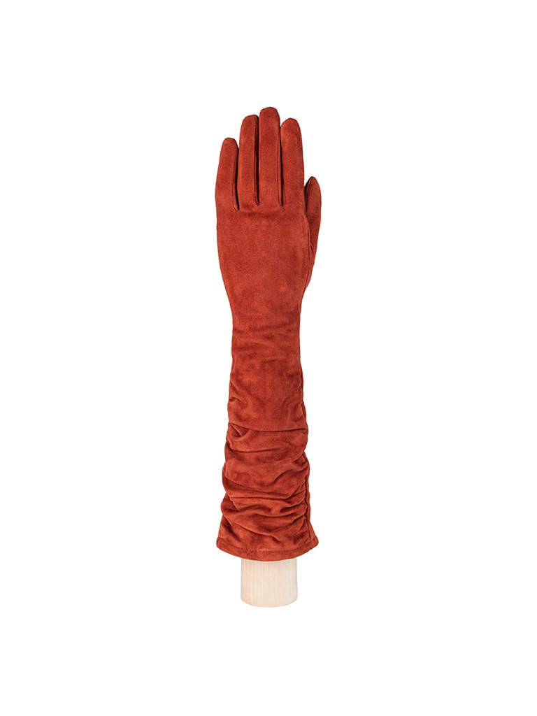 Перчатки женские Eleganzza IS02010 рыже-коричневые, р. 6.5