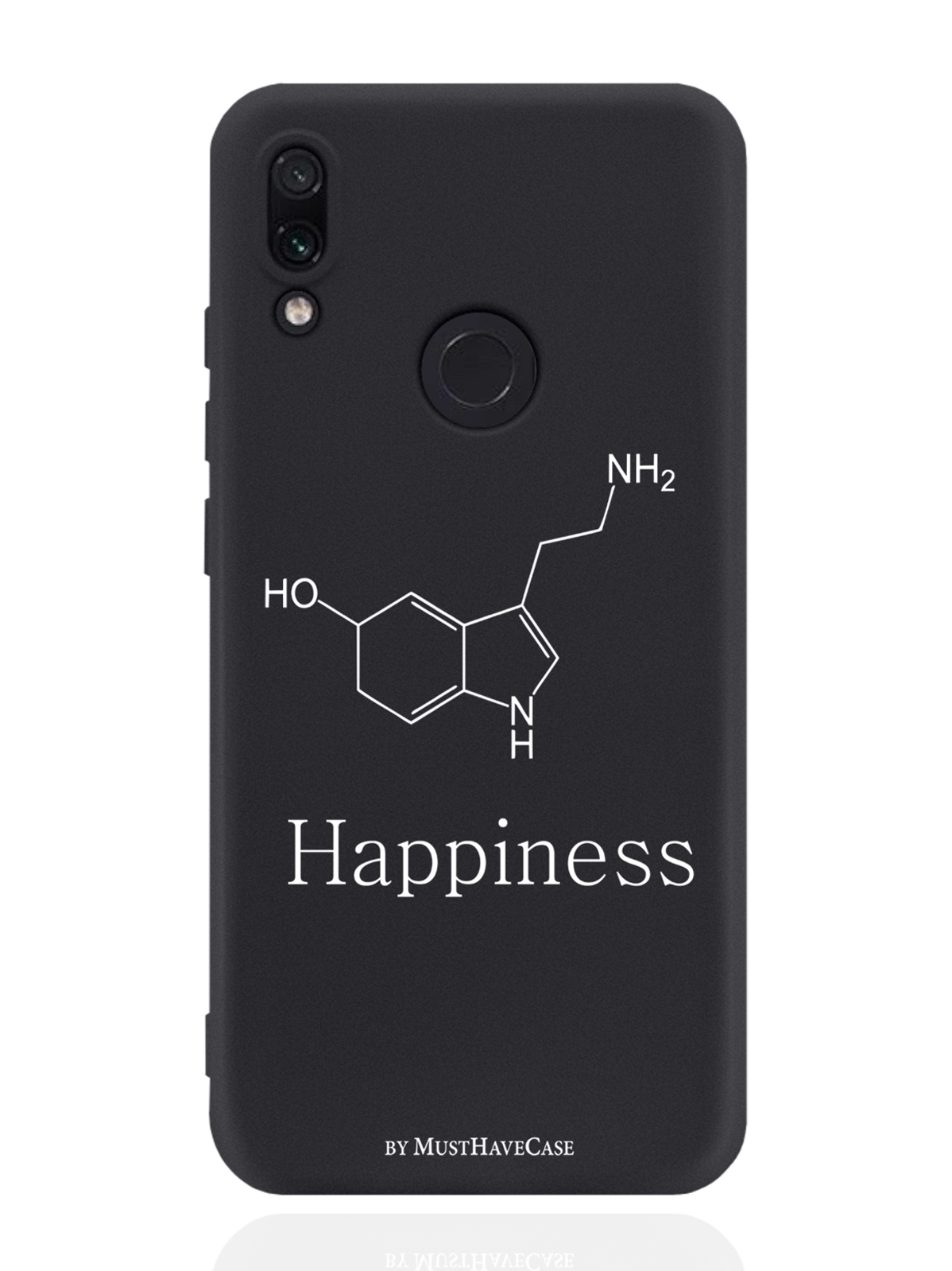 Чехол MustHaveCase для Xiaomi Redmi Note 7 Молекула счастья черный