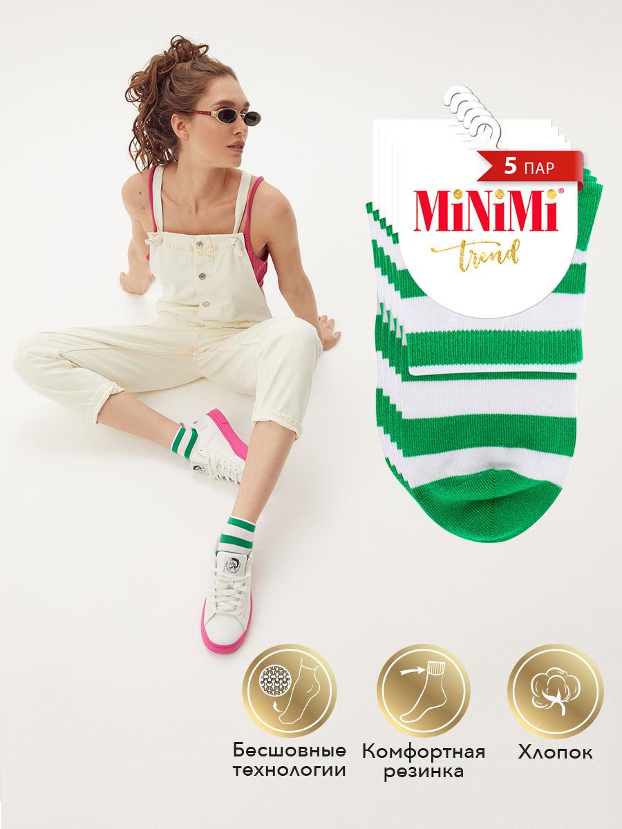 Комплект носков женских Minimi Basic SNL-517259 зеленых 39-41