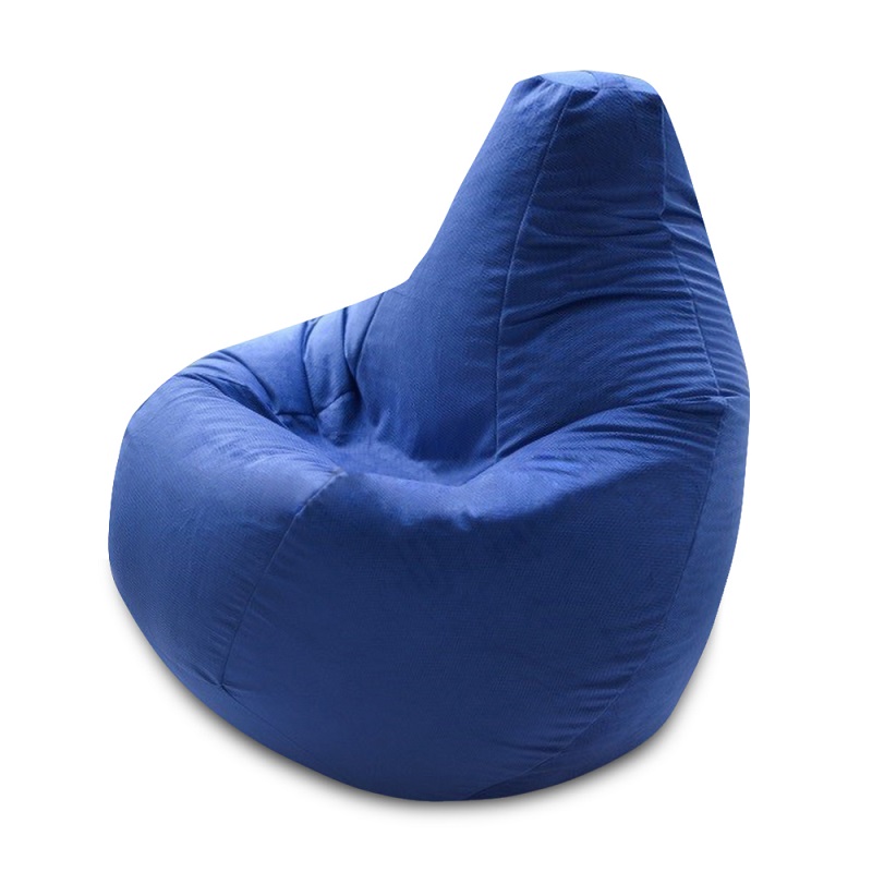 Кресло-мешок «Велюр синий» L