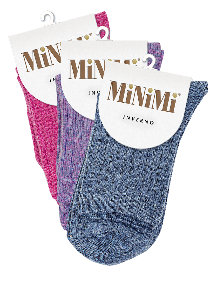 Комплект носков женских Minimi Basic SNL-475310 разноцветных 39-41