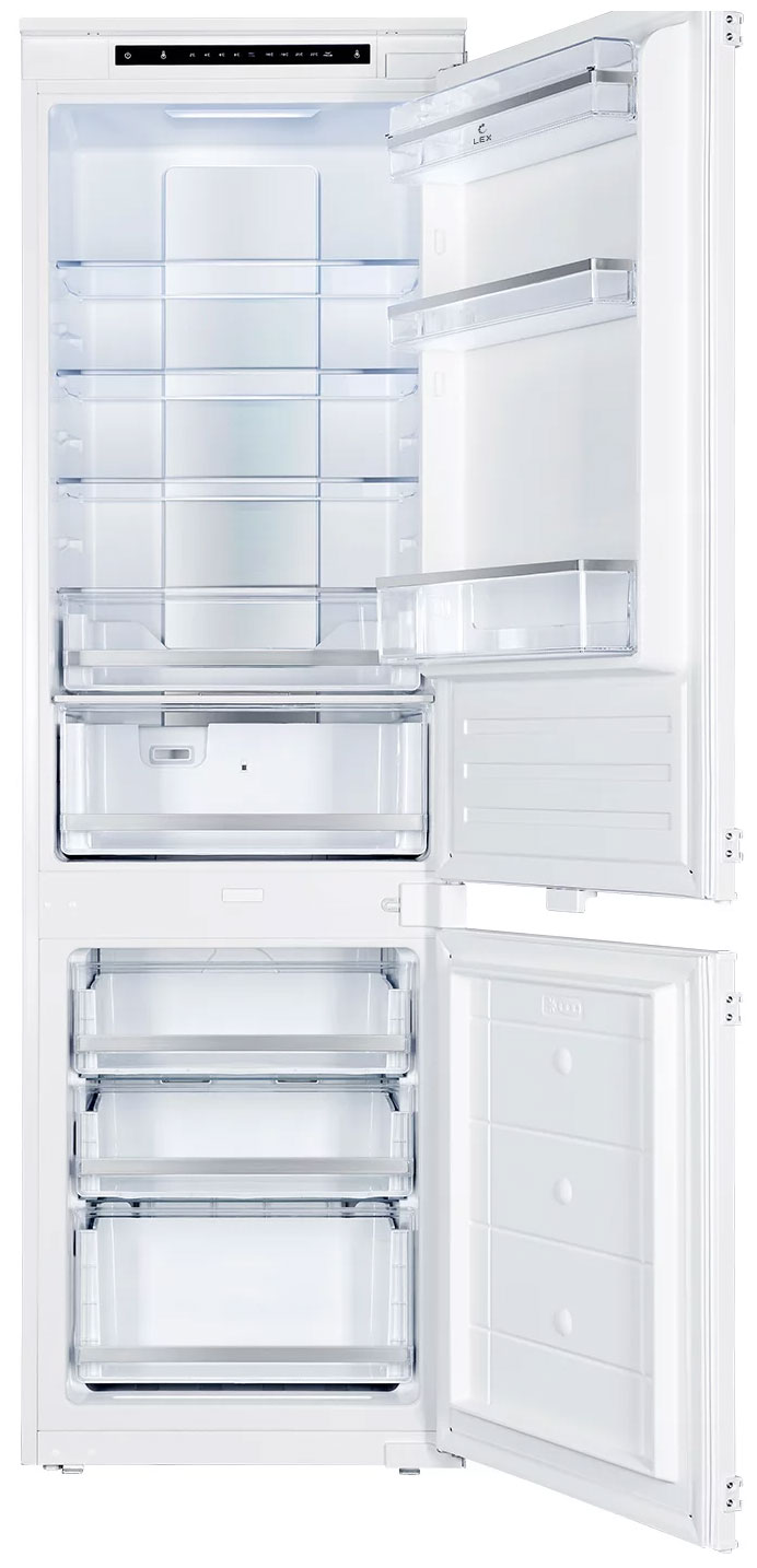 Встраиваемый холодильник LEX LBI177.2ID белый