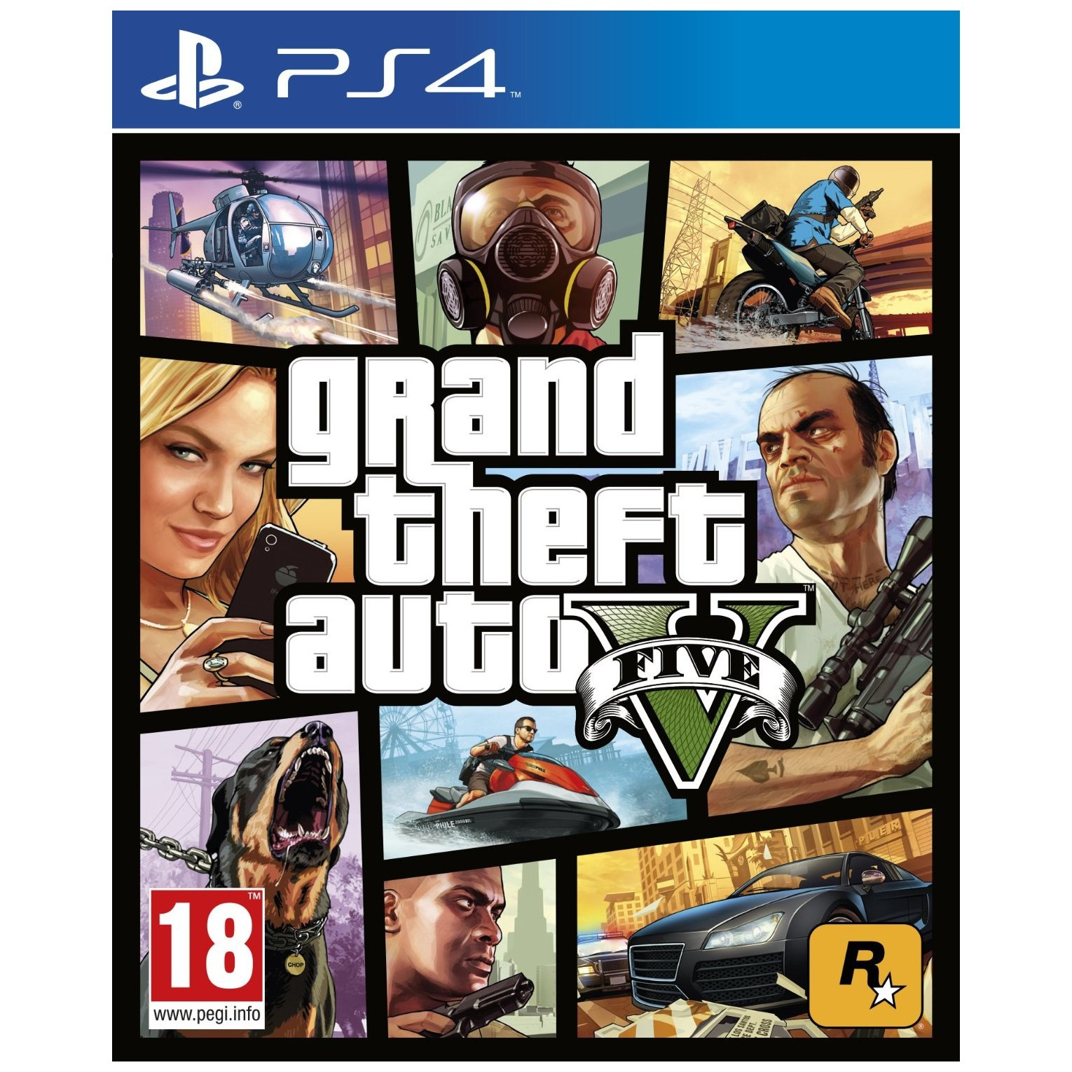 Игра Grand Theft Auto V для PlayStation 4